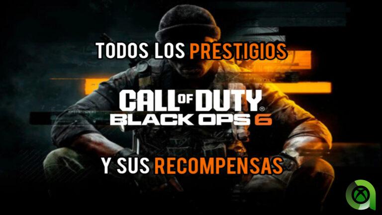 Estos son los Prestigios de CoD: Black Ops 6 y sus recompensas - Area Xbox Estos son los Prestigios de CoD: Black Ops 6 y sus recompensas - Area Xbox